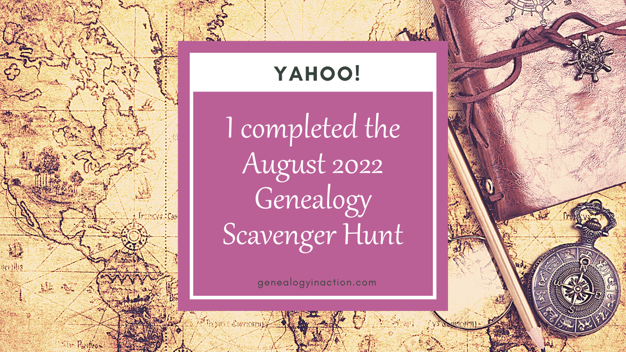 Genealogy Scavenger Hunt – Helping History Come Alive